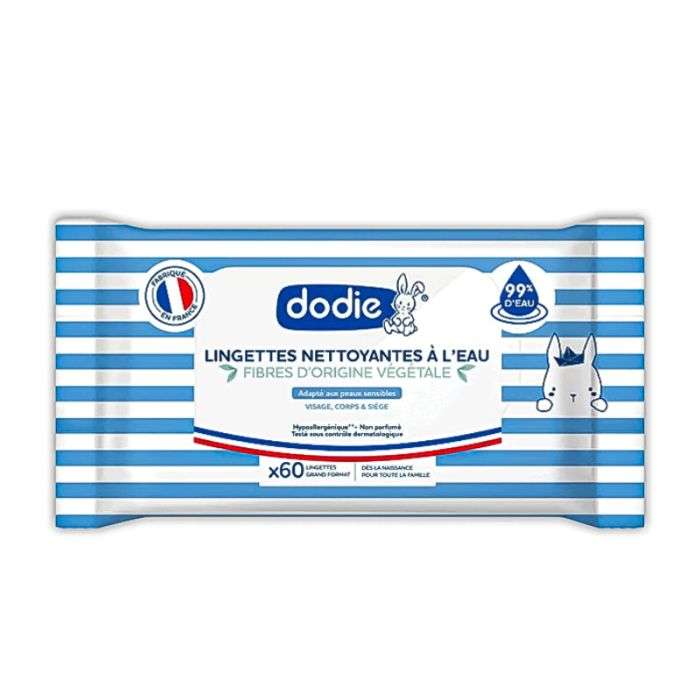 Les Lingettes Nettoyantes à l'Eau Dodie sont l'allié idéal pour prendre ...